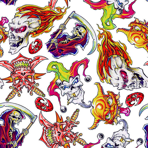 SKL051 - Jester & Reaper Skulls (50cm) – Atlantic Hydro