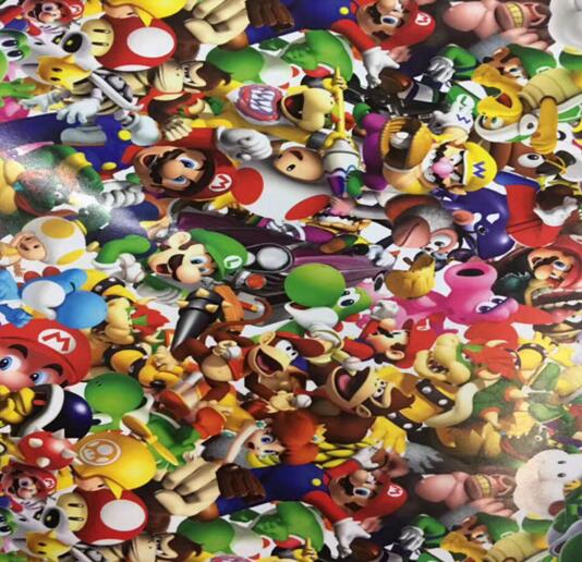 CAR045 - Mario Party (50cm) Hydrographic Film – Atlantic Hydro